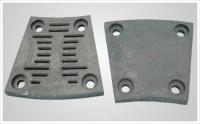 China High Toughness 25J HRA55 High Manganese Lining Plate Durable And Stable and mill liner for sale