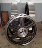 China Customized 70HB tolerance 0.5mm Stainless Steel Pinion Gear OEM Spur Gear for sale
