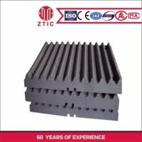 China High Impact Toughness Mn13Cr2 swing jaw plate jaw crusher wear plates for sale