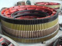 China Diameter 100mm to 16000mm Spur Ring Gear Rotary Kiln Gear Ring For Ball Mill for sale