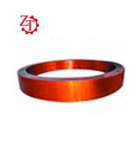 China 42CrMo Large Castings And Forgings Rotary Kiln Tyre Cement Machinery for sale