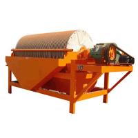 China 170-280 TPH Drum Type Magnetic Separator Ore Dressing Machine Stable for sale