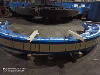 China Large Diameter Outer Mill Girth Gear And Steel Ring Gear For rotary Kiln for sale