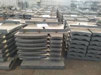 China Mn Alloy Steel Ball Mill Liner Plate and rod mill liner with  High Wear Resistant and long life for sale