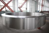 China cement rotary kiln tyre and cement kiln parts and forging riding ring for sale