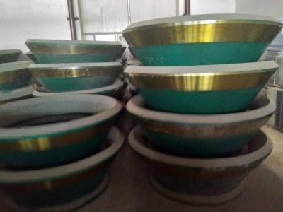 China Mn13Cr2 Mn18Cr2 Mining Machine Spare Parts Cone Crusher Bowl Liner And Mantle for sale
