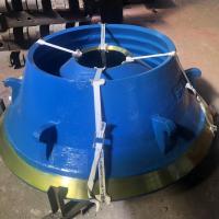 China Mn13Cr2 Mn18Cr2 Mining Machine Spare Parts Cone Crusher Bowl Liner And Mantle for sale