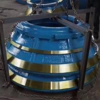 China Mn13Cr2 Mn18Cr2 Mining Machine Spare Parts Cone Crusher Bowl Liner And Mantle for sale