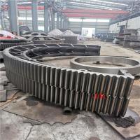 China UNI EN ISO standard 120MT Big Mill Girth Gear For Rotary Kilns for sale