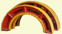 China 10 Module 100mm Dressing Ball Mill Girth Gear and rotary kiln girth gear for cement plant for sale