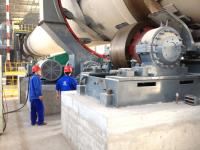 China AGMA Standard 110 TPH 310 T Cement Rotary Kiln for cement plant for sale