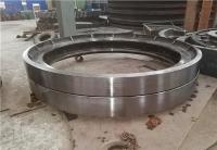 China cement rotary kiln tyre and cement kiln parts and forging riding ring for sale