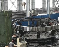 China UNI EN ISO standard 120MT Big Mill Girth Gear For Rotary Kilns for sale