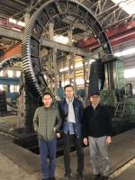 China UNI EN ISO standard 120MT Big Mill Girth Gear For Rotary Kilns for sale