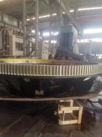China Coal Mill Splash / Forced Lubrication Forged Ring Gear and ball mil girth gear factory for sale