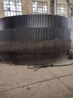 China Coal Mill Splash / Forced Lubrication Forged Ring Gear and ball mil girth gear factory for sale