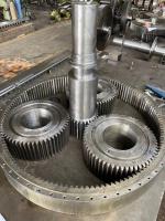 China OEM Precision Steel Casting OD 16m Spiral Bevel Pinion Gear Cone Crusher Bevel Gear for sale