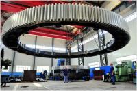 China Alloy Cast Steel Ball Mill Ring Gear For Mining Cement for sale