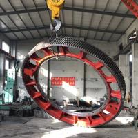 China Heavy Duty 16000mm Ball Mill Girth Gear For Ball Mill And Rotary Kiln for sale