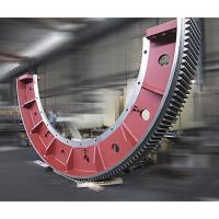 China Heavy Duty 16000mm Ball Mill Girth Gear For Ball Mill And Rotary Kiln for sale