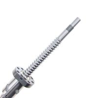 China 10mm - 160mm Linear Motion Ball Screw High Rigidity Double Nut Ball Screw for sale