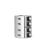 China Aluminum Shaft Coupler Stable Power Transmission Rigid Coupling Efficient for sale