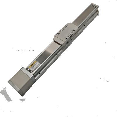 China High-Speed Response 200W Motor Output Timing Belt Linear Stage with 45N Rated Thrust and 25×5 Timing Belt for sale