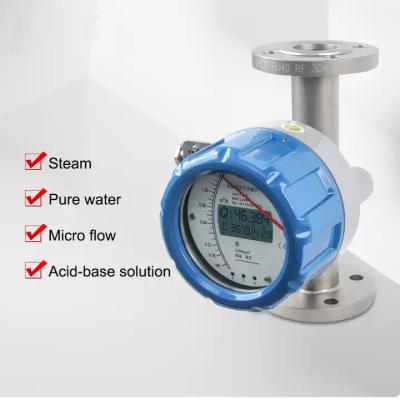China Digital Metal Tube Float Flowmeter with LCD Display DN15-50 for Industrial Flow Measurement for sale