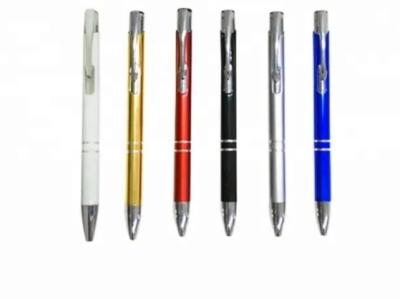 China Roller Metal Souvenir Blue Metal Pen with Custom Logo - Premium Corporate Gift Writing Instrument for sale