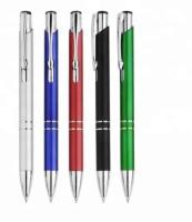 China Roller Metal Souvenir Blue Metal Pen with Custom Logo - Premium Corporate Gift Writing Instrument for sale
