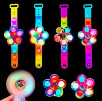 China Creative Rotating Bracelet - 8mm Width, 6.5-8 Inch Adjustable Sizes with 360-Degree Rotation Mechanism for sale