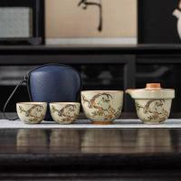 China Professional Tea Set with 1.2L Porcelain Teapot and 180ml Cups - Commercial Grade for Restaurants & Hospitality for sale