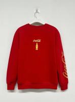 China Coca-Cola Branded Hoodies - 80% Cotton 20% Polyester Blend in S-XXL Sizes 450-500g Weight for sale