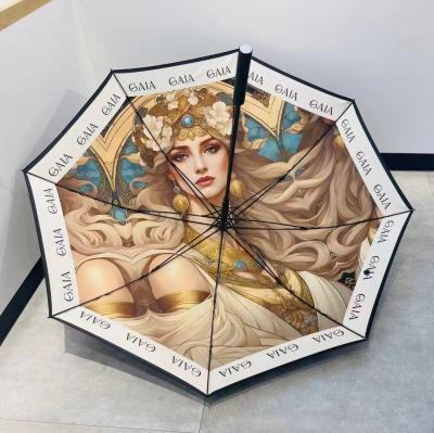 China Premium Custom Golf Umbrella 150-160cm with Fiberglass Frame and Wind Resistance up to 70+ km/h for sale