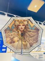 China Premium Custom Golf Umbrella 150-160cm with Fiberglass Frame and Wind Resistance up to 70+ km/h for sale