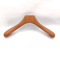 China Premium Leather Hangers 17-inch Width with 5kg Capacity - High Quality Garment Protection Hangers for sale
