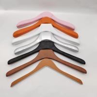 China Premium Leather Hangers 17-inch Width with 5kg Capacity - High Quality Garment Protection Hangers for sale