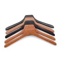 China Premium Leather Hangers 17-inch Width with 5kg Capacity - High Quality Garment Protection Hangers for sale