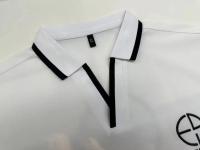 China Custom Summer Uniform T-Shirts - Quick-Drying 60/40 Cotton Blend Workwear with Multiple Size Options for sale