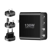 China 130W GaN Fast Charger with Multi-Port Design for Laptops and Mobile Devices for sale