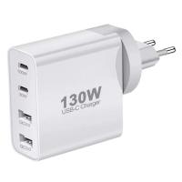 China 130W GaN Fast Charger with Multi-Port Design for Laptops and Mobile Devices for sale