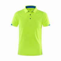 China 100% Polyester Quick-Dry Polo Shirt - Breathable 160-180 GSM Men's & Women's Short Sleeve T-Shirt for sale