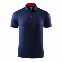 China 100% Polyester Quick-Dry Polo Shirt - Breathable 160-180 GSM Men's & Women's Short Sleeve T-Shirt for sale