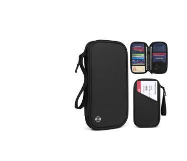 China Oxford Cloth Waterproof RFID Anti-Theft Passport Wallet 4.5x3.5 Inches with Custom Branding for sale