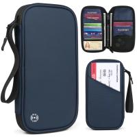 China Oxford Cloth Waterproof RFID Anti-Theft Passport Wallet 4.5x3.5 Inches with Custom Branding for sale