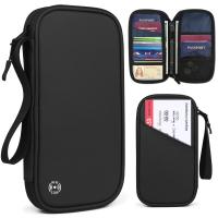 China Oxford Cloth Waterproof RFID Anti-Theft Passport Wallet 4.5x3.5 Inches with Custom Branding for sale