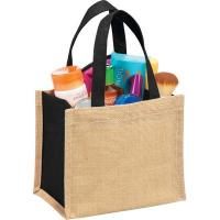 China Natural Jute Mini Gift Tote Bag - 100% Biodegradable Material for Custom Branding & Promotional Use for sale