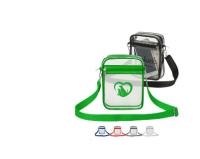 China Clear Transparent PVC Crossbody Stadium Bag - 30x20x10cm Dimensions with 120cm Adjustable Strap for Brand Promotion for sale