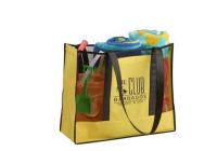 China Amazon Best-Selling Non-Woven Beach Tote Bag 15x16 Inches with 25 lb Capacity for Brand Promotion for sale