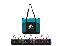 China 600D Polyester Zippered Tote Bag with Custom Branding for Corporate Promotions and Marketing for sale